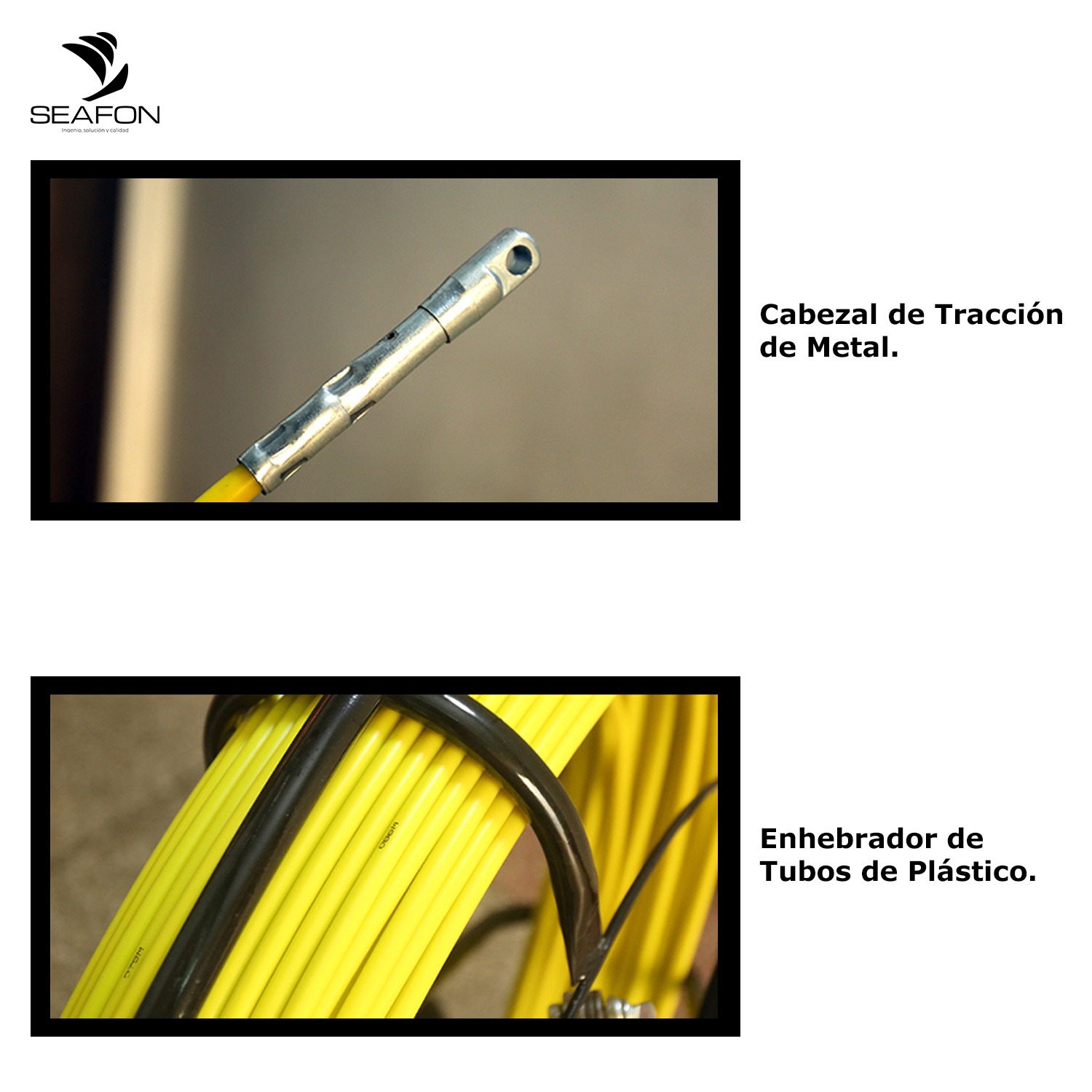 Guia Jala Cable Fibra De Vidrio 6 Mm, 100 Metros – Seafon