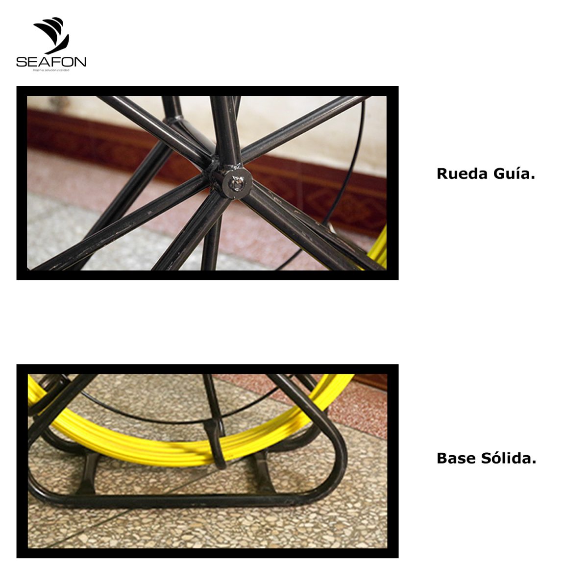 Guia Jala Cable Fibra De Vidrio 6 Mm, 100 Metros – Seafon